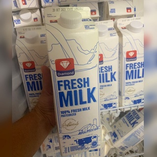 Jual SUSU FRESH MILK DIAMOND 1 LITER (SATUAN) | Shopee Indonesia