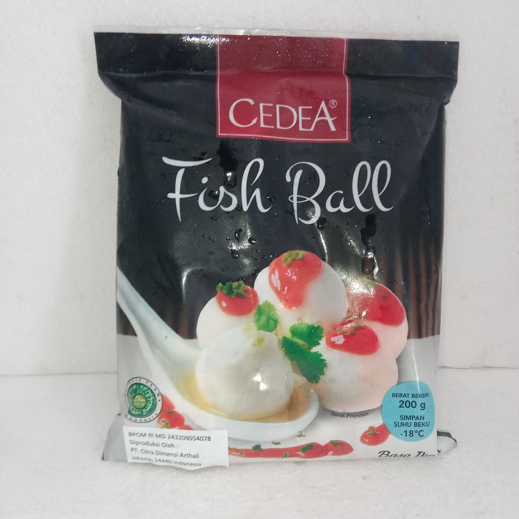 Jual CEDEA Fish Ball 200gr Ukuran Kecil Bakso Baso Ikan Enak Murah ...