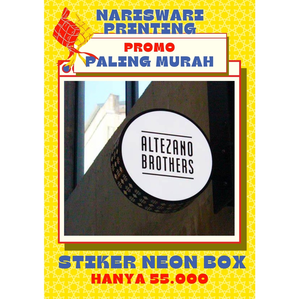Jual Stiker Neon Box Untuk Media Promosi | Shopee Indonesia