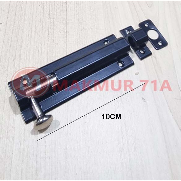 Jual Slot Pintu Bulat Knoxx 10 cm / Grendel Pintu 4 inch Black ...