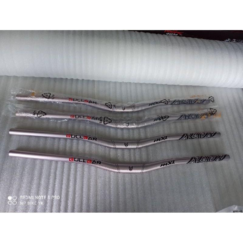 Jual np bike stang handlebar mxl bullbar rise 25 untuk sepeda mtb panjang 780 mm | Shopee Indonesia