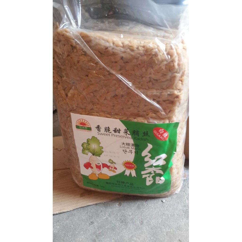 Jual LOBAK MANIS / CAIPO 1 BAL 5KG SWEET PRESERVED RADISH | Shopee ...