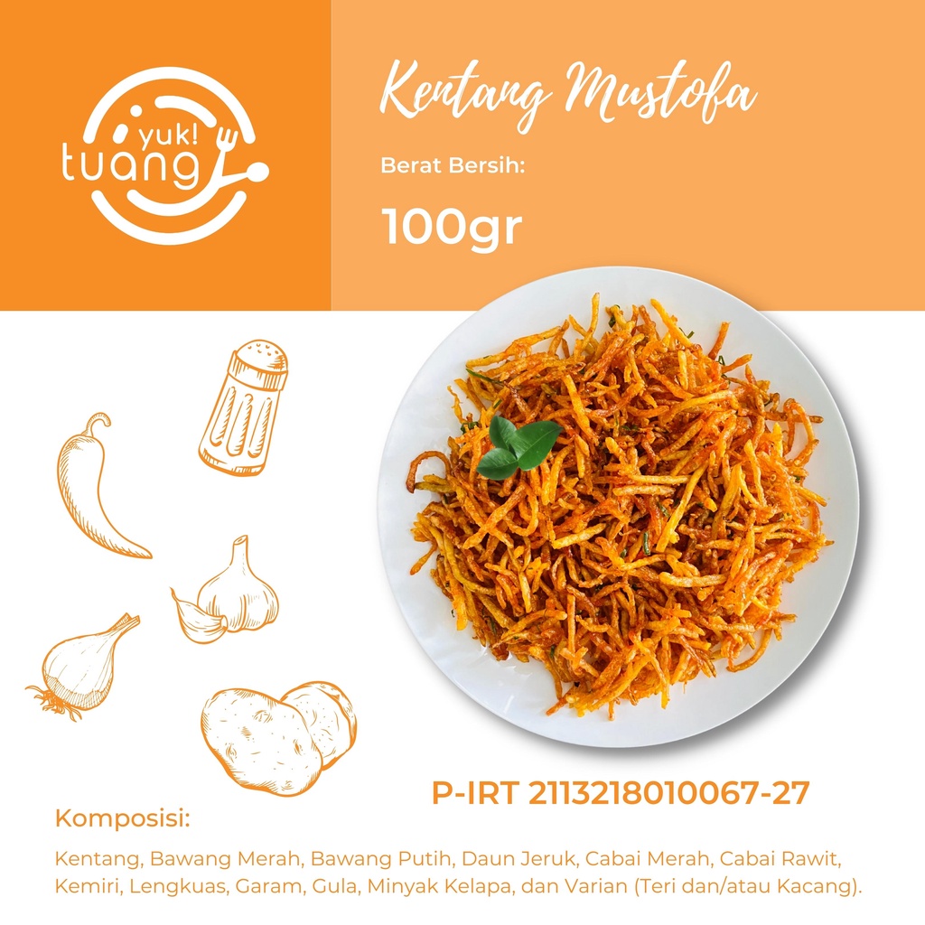 Jual Kentang Mustofa / Keripik Kentang / Kering Kentang / Camilan ...