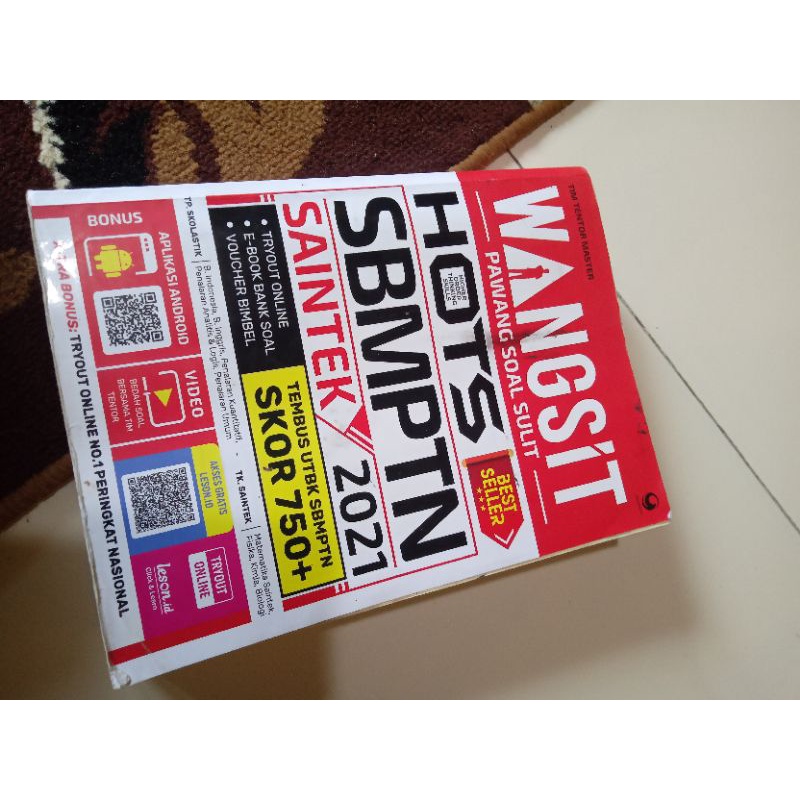 Jual BUKU WANGSIT TPS TKA SAINTEK UTBK SBMPTN 2021 UKURAN KERTAS B5 ...