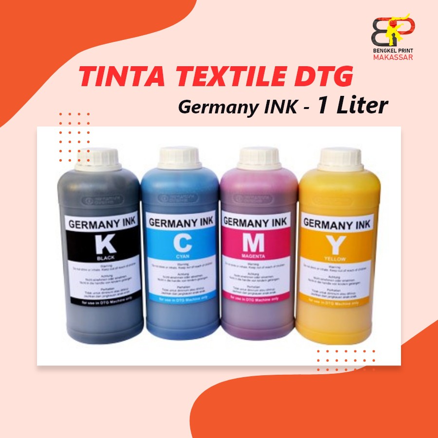 Jual Tinta Textile DTG Germany INK Warna - 1Liter | Shopee Indonesia