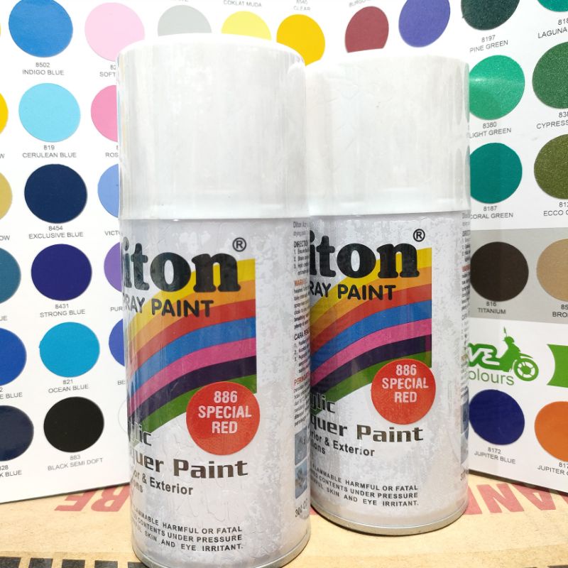 Jual Pilok Pilox Cat Diton Special Red 886 Merah Cerah 300cc Pilok ... Jual Pilok Pilox Cat Diton Special Red 886 Merah Cerah 300cc Pilok ...