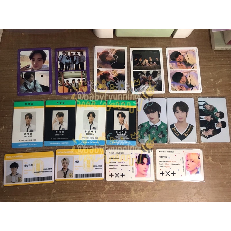 Jual PC TXT TAEHYUN HUENINGKAI ETERNITY / MAGIC ID CARD, PHOTOCARD ...