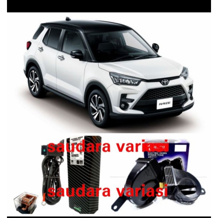 Jual paket klakson+ relay mobil Toyota RAIZE | Shopee Indonesia