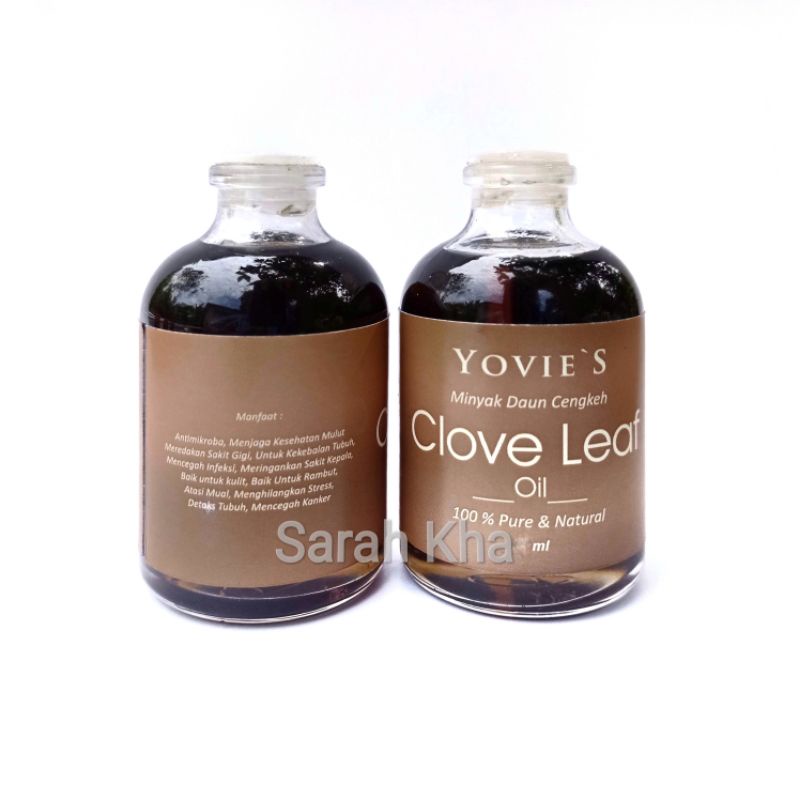 Jual Minyak Daun Cengkeh Clove Leaf Oil Asli Tanpa Campuran 100 ml | Shopee Indonesia