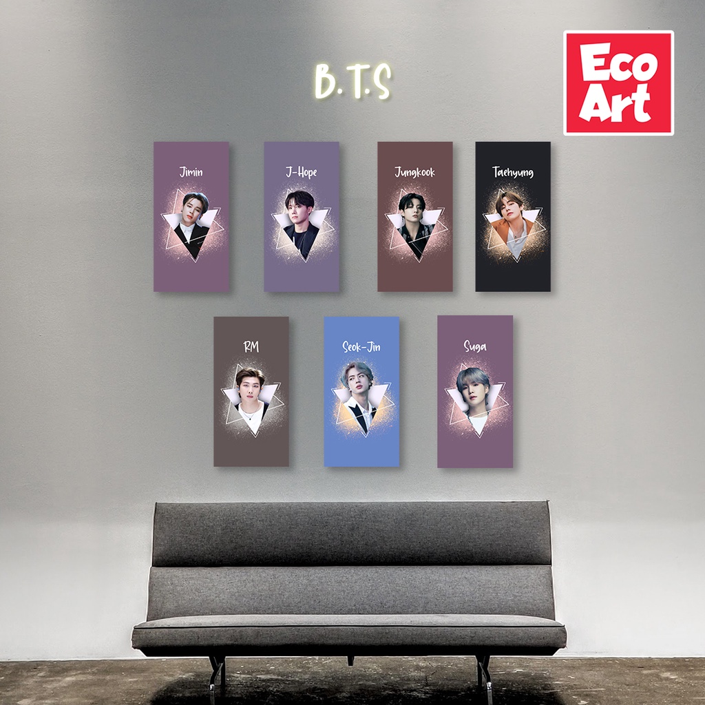 Jual Eco Art Wall Decor BTS Vol.1 Dekorasi hiasan dinding Aesthetic ...