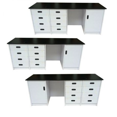 Jual Meja Laboratorium 160 HPL Dimensi : 1600x600x800mm | Shopee Indonesia