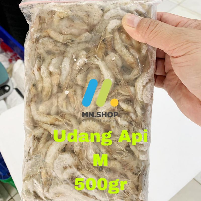 Jual Udang Api Size M Pakan Ikan Predator 500gr | Shopee Indonesia