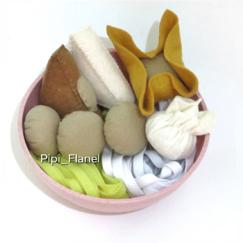 Jual Mainan Edukasi Replika Makanan Mie Bakso Satuan | Shopee Indonesia
