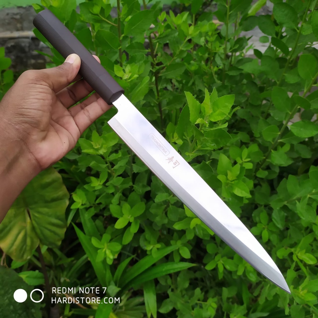 Jual PISAU SUSHI SASHIMI YANAGIBA 9 INCHI / 23 CM TRAMONTINA JAPAN ...