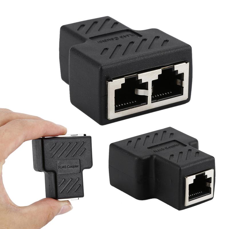 Jual Splitter Spliter Adapter Adaptor Kabel LAN Jaringan RJ45 Extender ...
