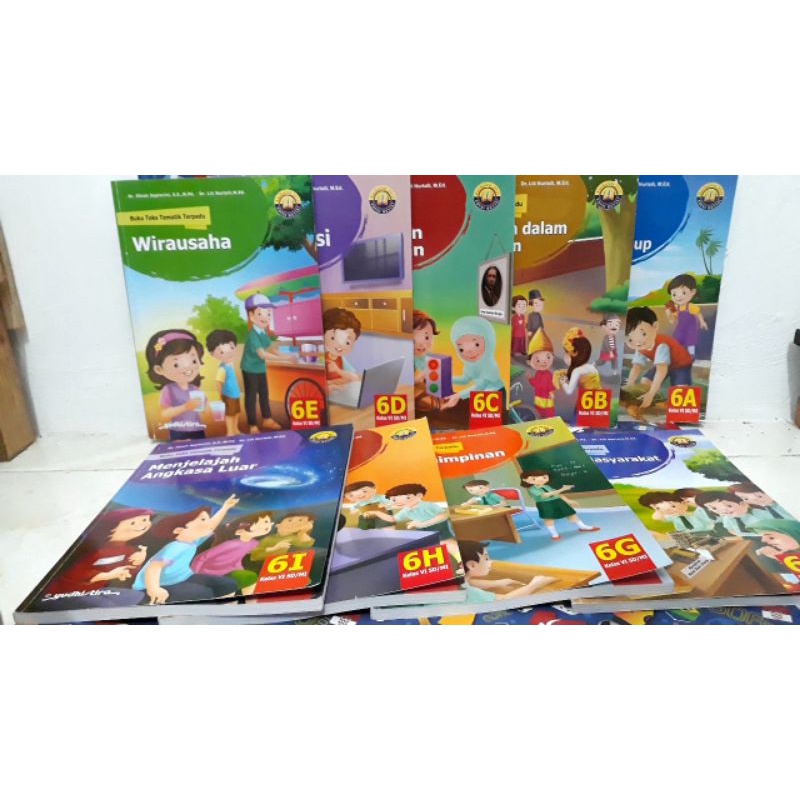 Jual BUKU TEKS TEMATIK TERPADU KELAS 6 SD - PENERBIT YUDHISTIRA | Shopee Indonesia