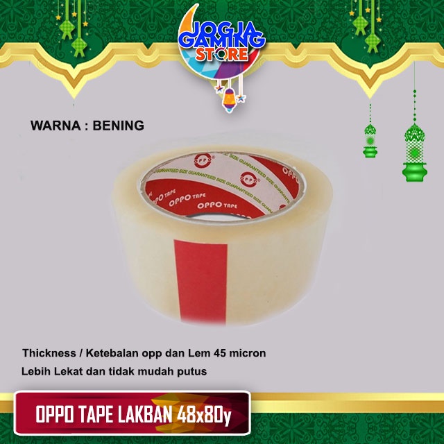 Jual OPPO OPP TAPE WHITISH 48x80y - PROMO LAKBAN BENING MURAH | Shopee ...