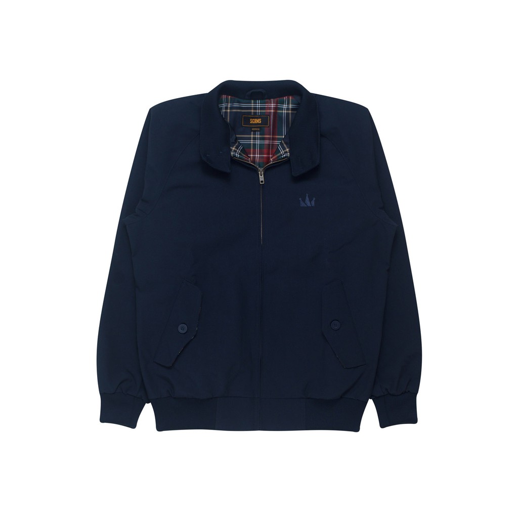Jual Screamous Jacket Harrington BROC NAVY BLUE | Shopee Indonesia