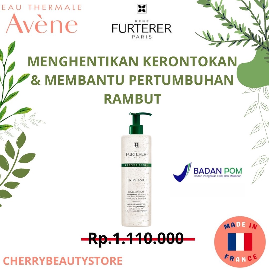 Jual SHAMPOO UNTUK RAMBUT RONTOK PARAH RENE FURTERER TRIPHASIC SHAMPOO ...