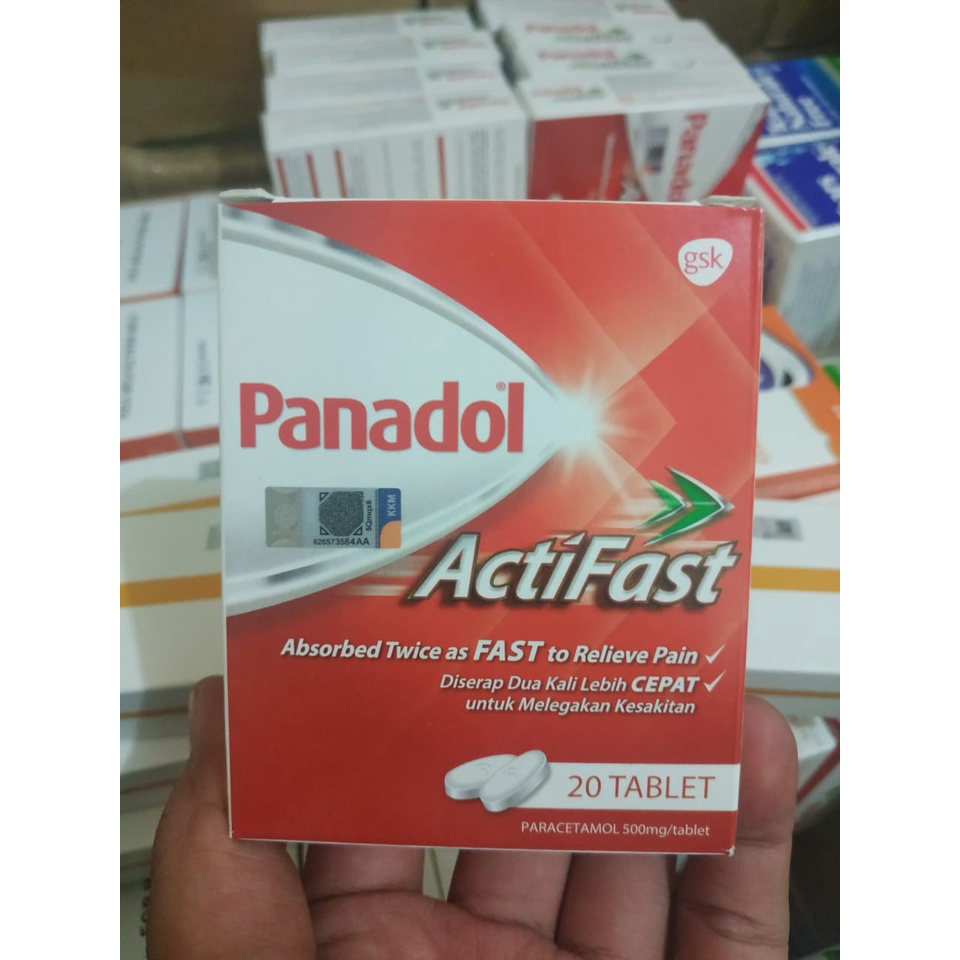 Jual Panadol Actifast 20 Tablet Import Malaysia Ready | Shopee Indonesia