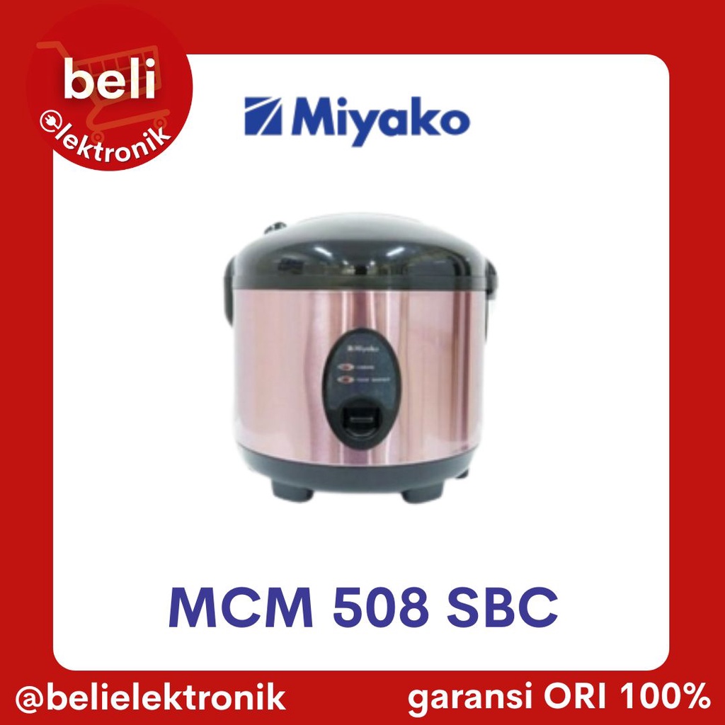 Jual MIYAKO Rice Cooker Magic Com Penanak Nasi Anti Lengket 3 In 1 MCM ...