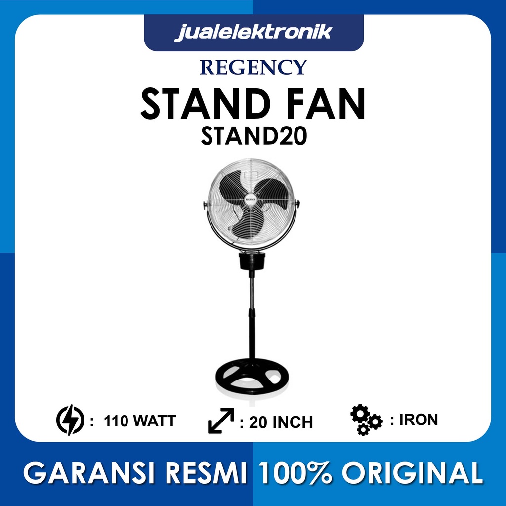 Jual Regency Stand Fan Swing 20 inch STAND20 Kipas Angin Berdiri ...