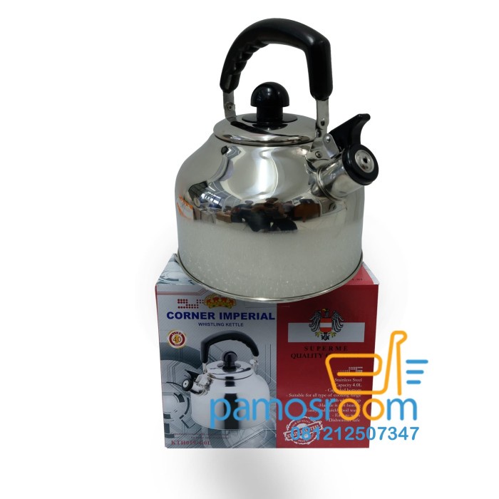 Jual Imperial Teko Siul Teko Bunyi 4L Stainless Steel Whistling Kettle 4 Li | Shopee Indonesia