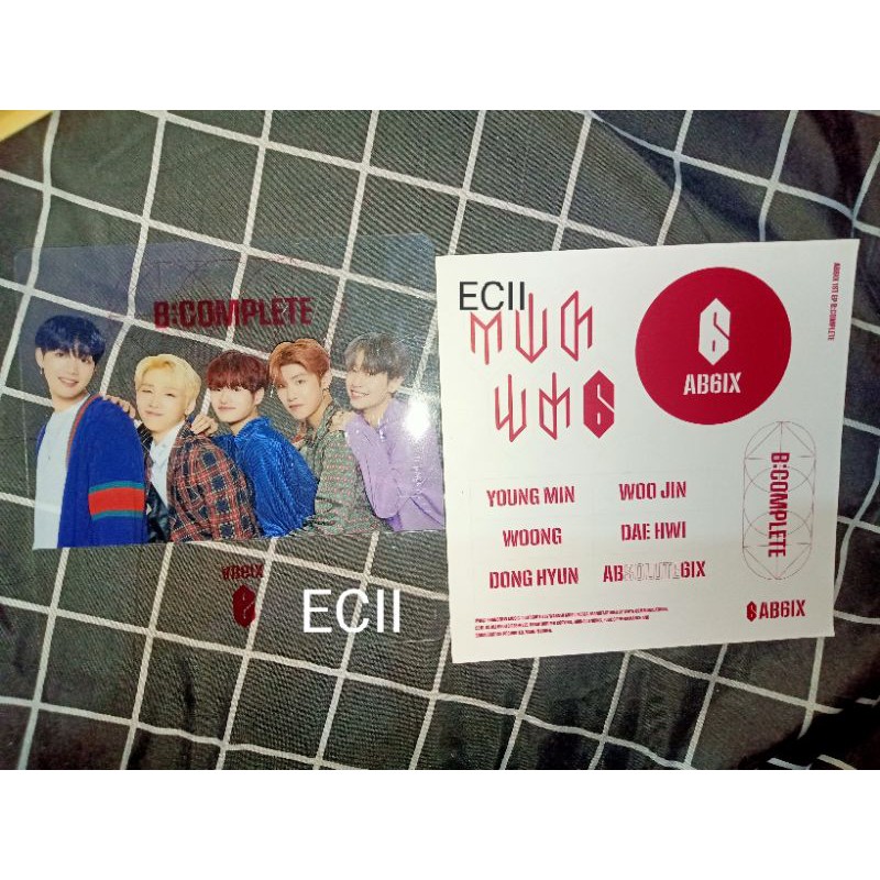 Jual Sticker + Photo Stand AB6IX B:Complete | Shopee Indonesia