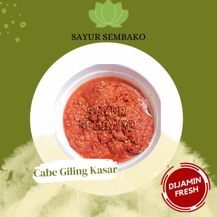 Jual Cabe giling kasar (250gr) | Shopee Indonesia