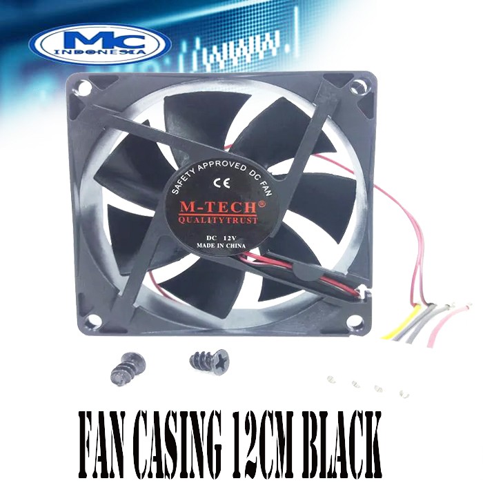 Jual Fan Casing 12cm Hitam | Shopee Indonesia