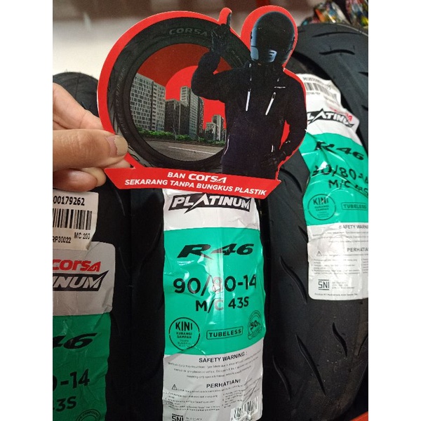 Jual CORSA R46 PLATINUM 80/80-14 90/80-14 100/80-14 90/80-17 120/60-17 ...