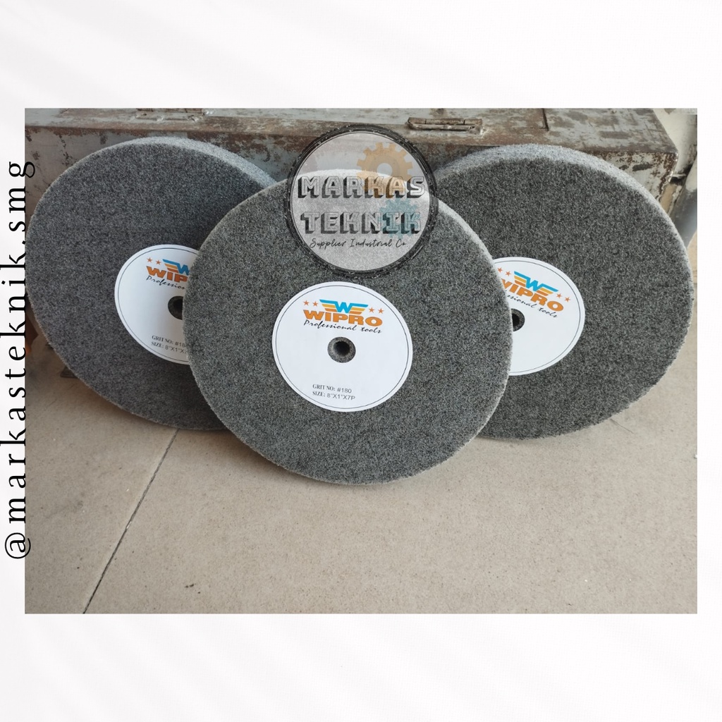 Jual WIPRO Non Woven Poliac Fabric (Gerinda Spon) 8" Grit 180 | Shopee ...