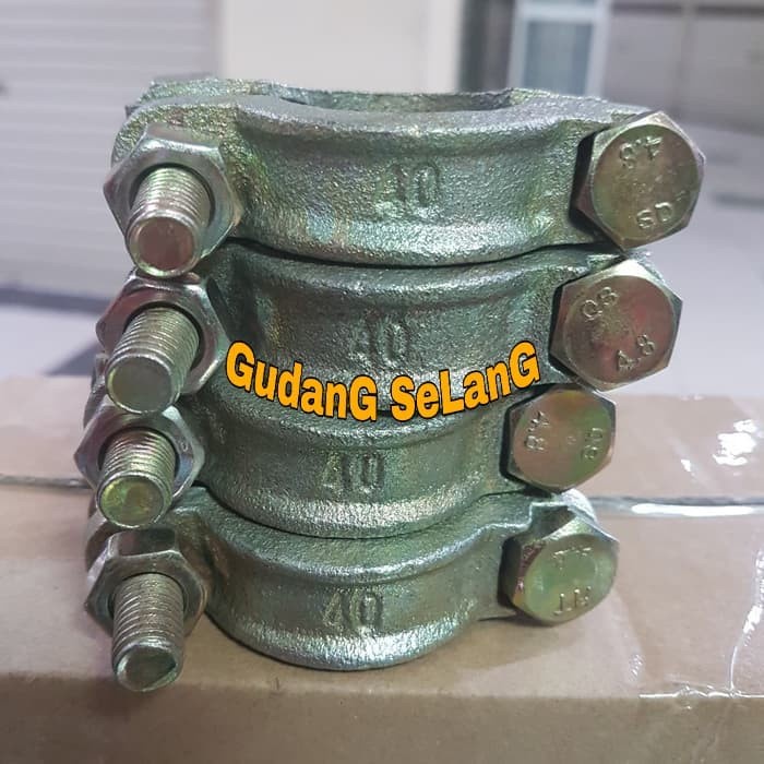 Jual KLEM DOUBLE BOLT UK 1IN SL40 DOUBLE BOLT CLAMP BESI SELANG KLEM ...