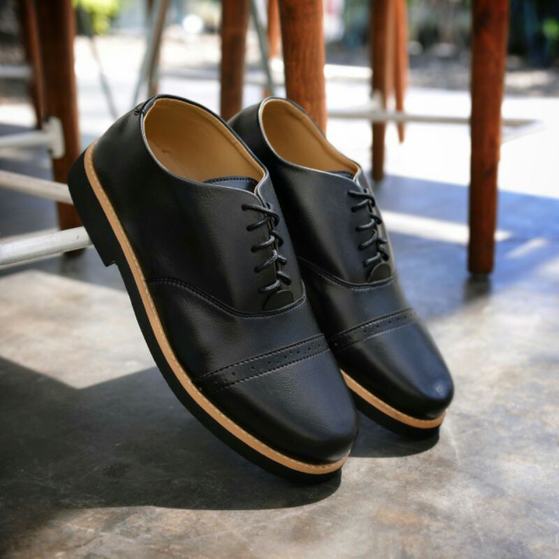 Jual Rionz Arionz Sepatu Formal Pantofel Pria Tali Hitam Kuliah Kantor Pesta Kondangan Kerja PNS ...
