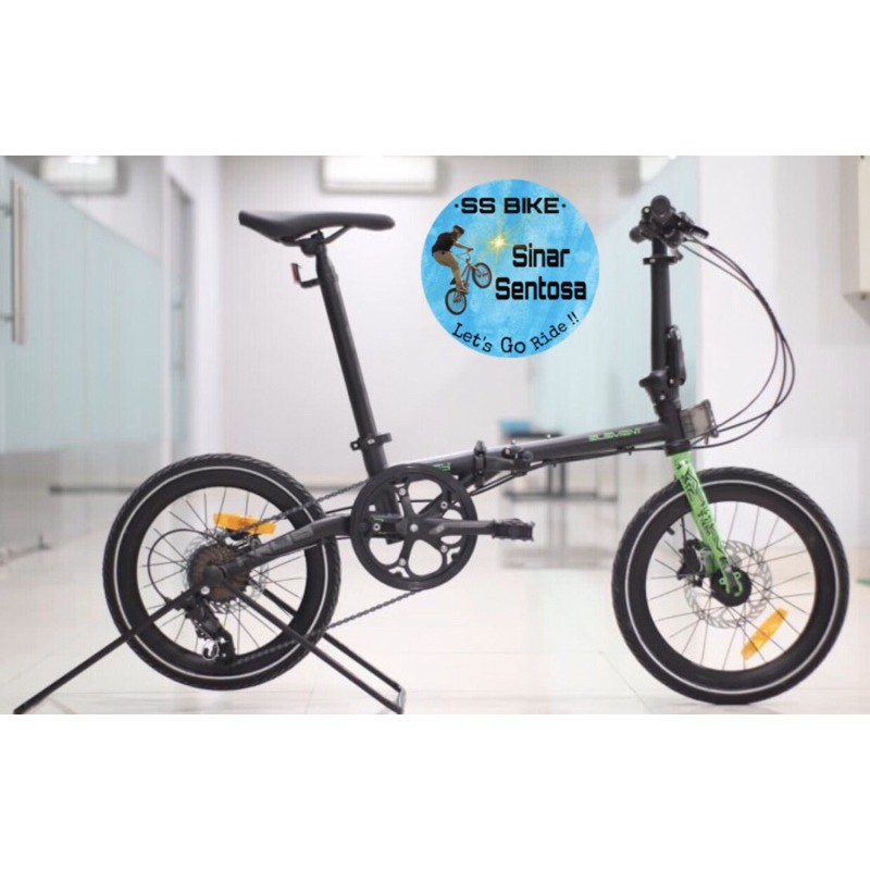 Jual Sepeda Lipat Element Troy 8 Speed 16"-Black | Shopee Indonesia