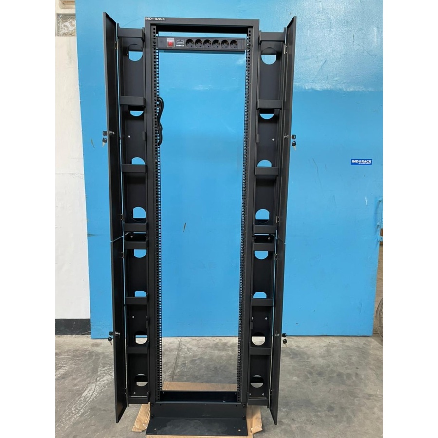 Jual OPEN RACK CYBER INDORACK ORC42 42U 19 INCH - RAK SERVER | Shopee ...