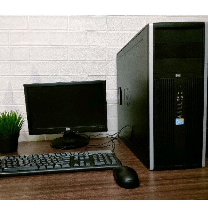 Jual Paketan PC HP Core 2 Duo DDR 3 Ram 4 GB HDD 250 Monitor HP 16" Key ...