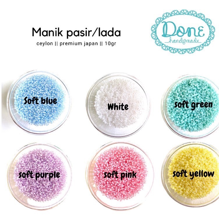 Jual done handymade Manik manik biji lada manik pasir manik ceylon ...