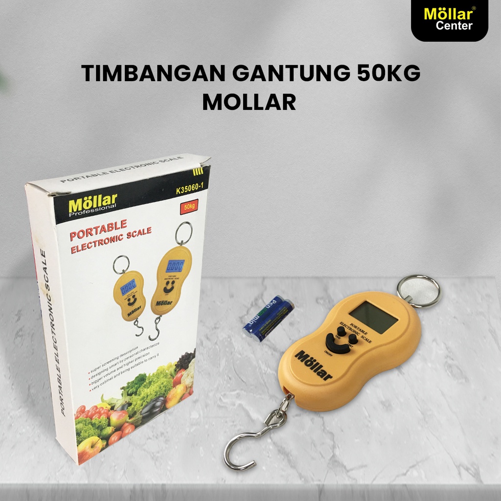 Jual Timbangan Digital Gantung Scale Smile Mini Travel Portable 50kg ...