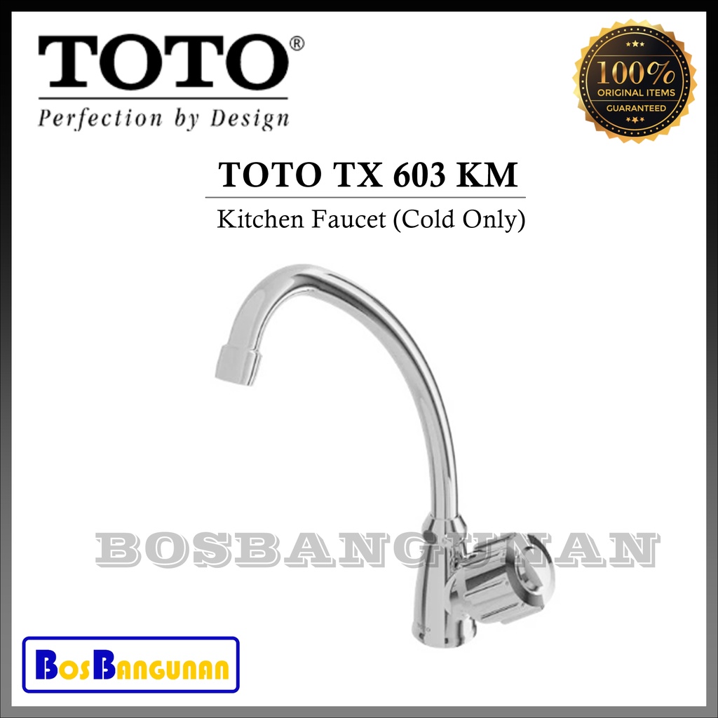 Jual Keran Dapur TOTO TX603KM / Kran Dapur TOTO / TOTO Kitchen Tap TX 603 KM / Kitchen Faucet ...
