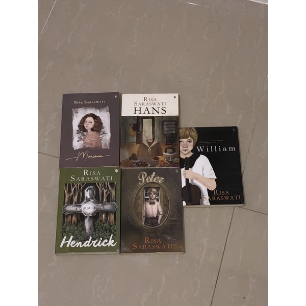 Jual Buku Novel Risa Saraswati Series (William, Peter, Hans, Marianne ...