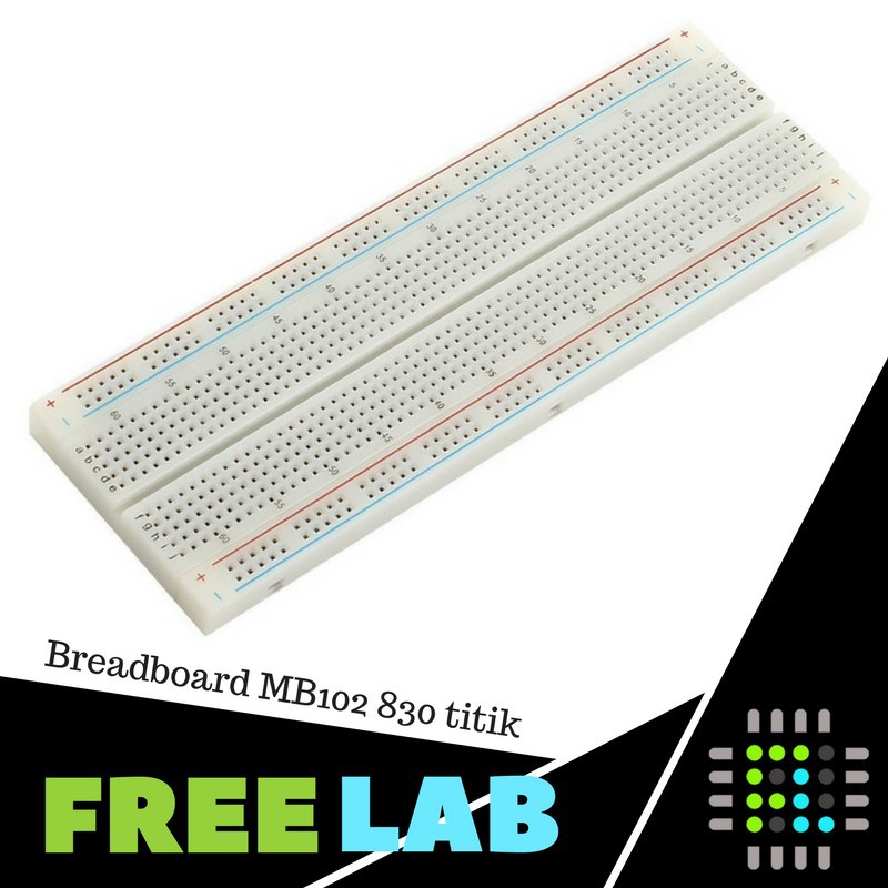Jual Breadboard MB102 Protoboard 830 Titik | Shopee Indonesia