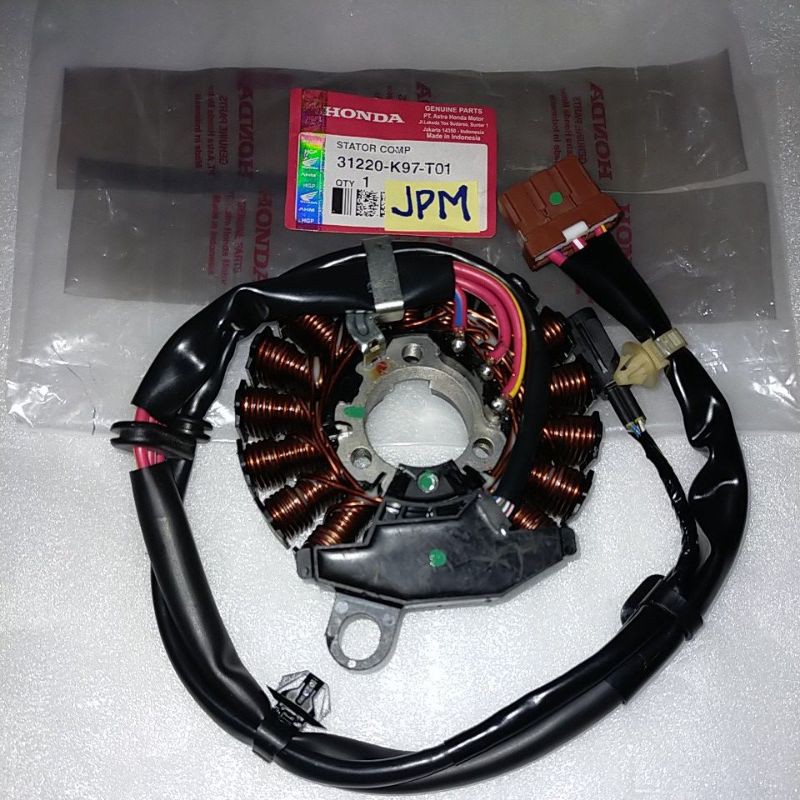 Jual SENSOR SPULL CKP ASSY/STATOR COMP HONDA PCX NEW 31220-K97-T01PNP VARIO 110FI LED(ORI ...