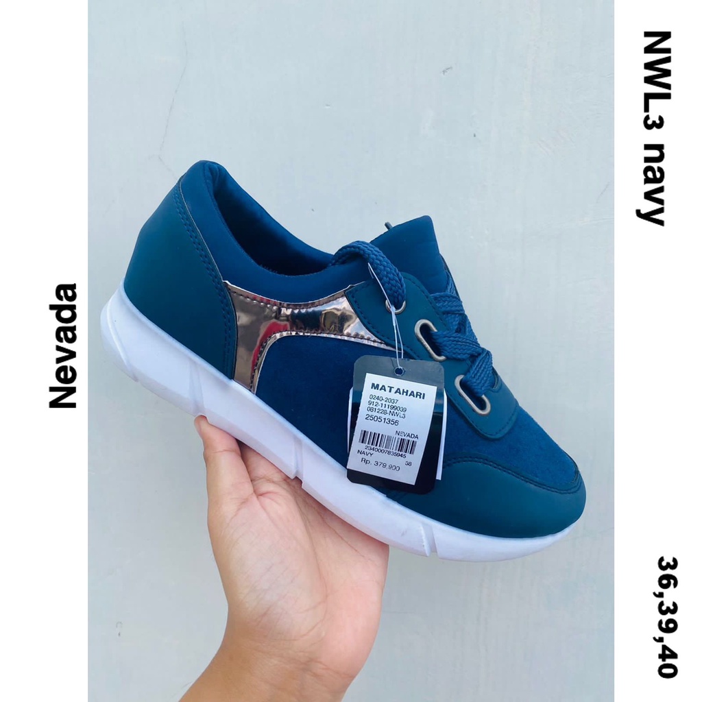 Jual SNWL3Navy Sepatu Nevada | Shopee Indonesia