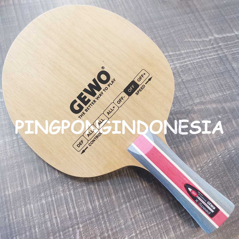 Jual Gewo Hybrid Carbon X/Speed - Kayu Pingpong Blade Tenis Meja Bet Bat Offensive | Shopee ...