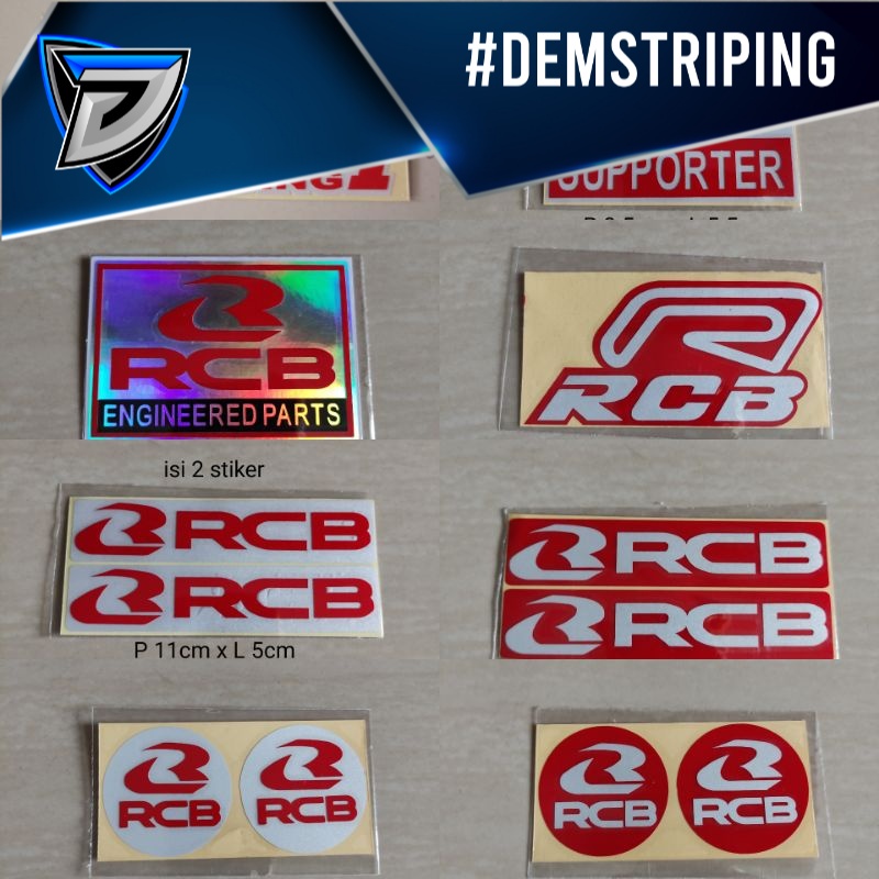 Jual Stiker cutting rcb berkualitas | Shopee Indonesia