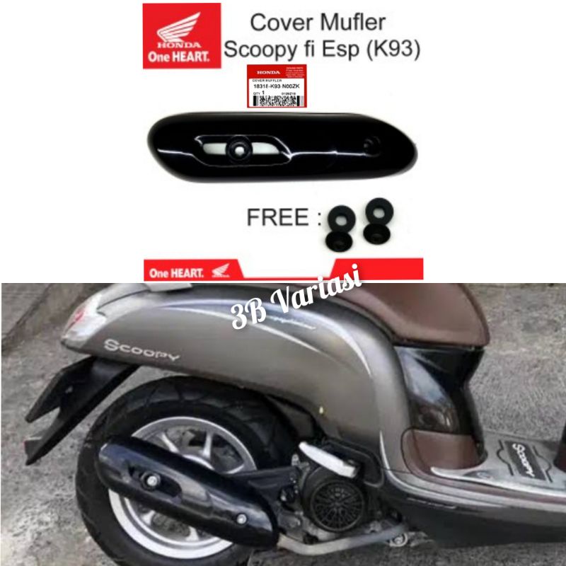 Jual Tutup Tameng Knalpot Scoopy Fi New Honda Scoopy Tahun 2017 - 2019 ...