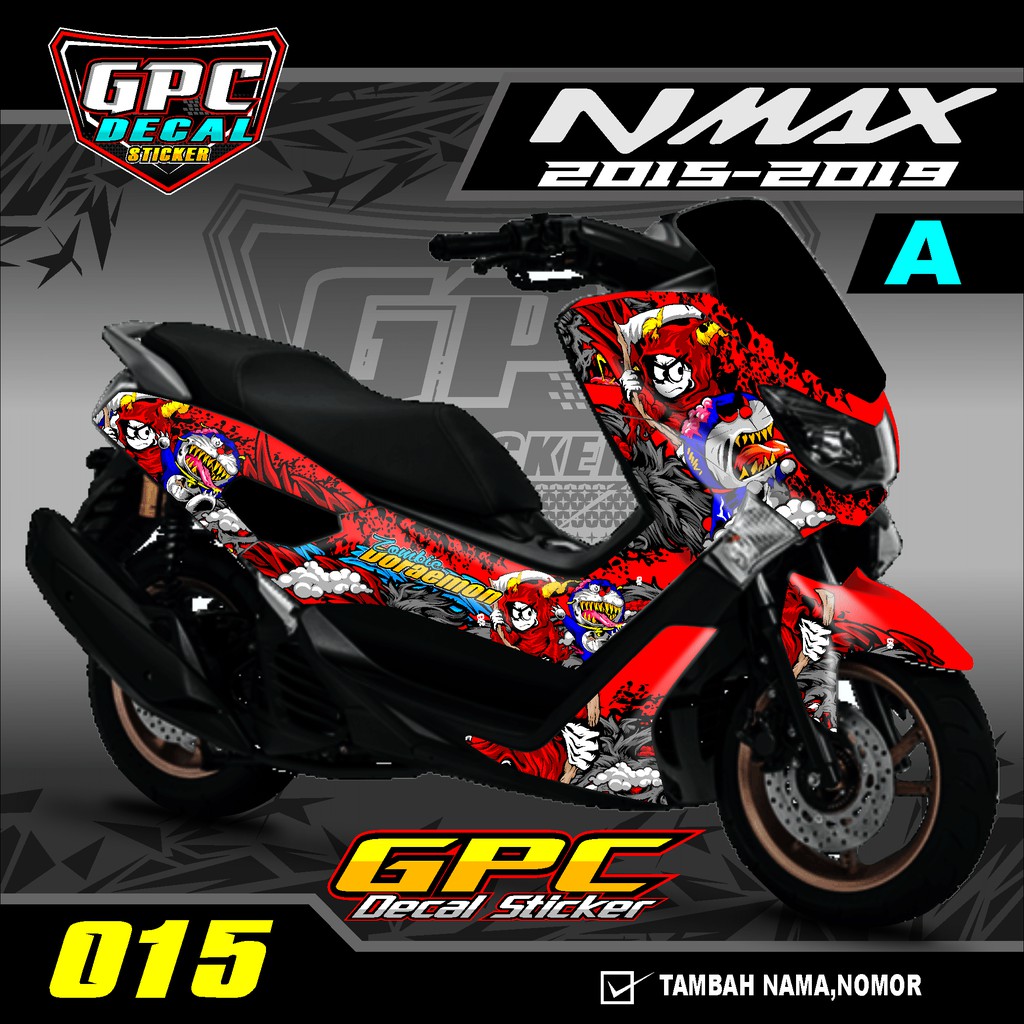 Jual Decal Sticker Yamaha Nmax 155 Fullbody-decal nmax Doraemon Zombie ...