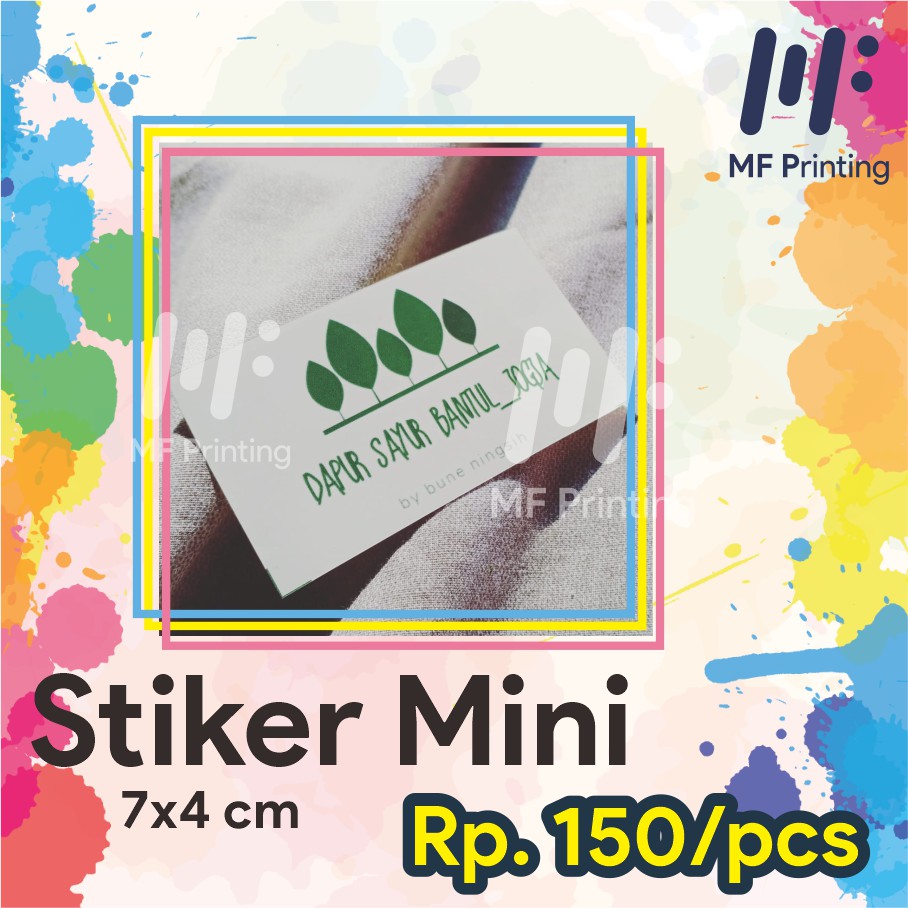 Jual STIKER PRODUK !! STIKER LABEL PRODUK!! Promosi Produk Ukuran Kecil ...