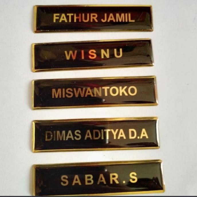 Jual Office & Stationery | Document Organizer | Name Tag Tembaga Magnet ...